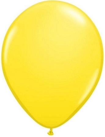 11 inch Helium Yellow Balloon Hi Float balloons vancouver JC Balloon Studio