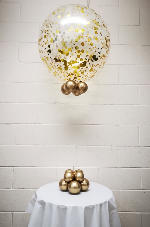 Dozen Confetti Balloons balloons vancouver JC Balloon Studio