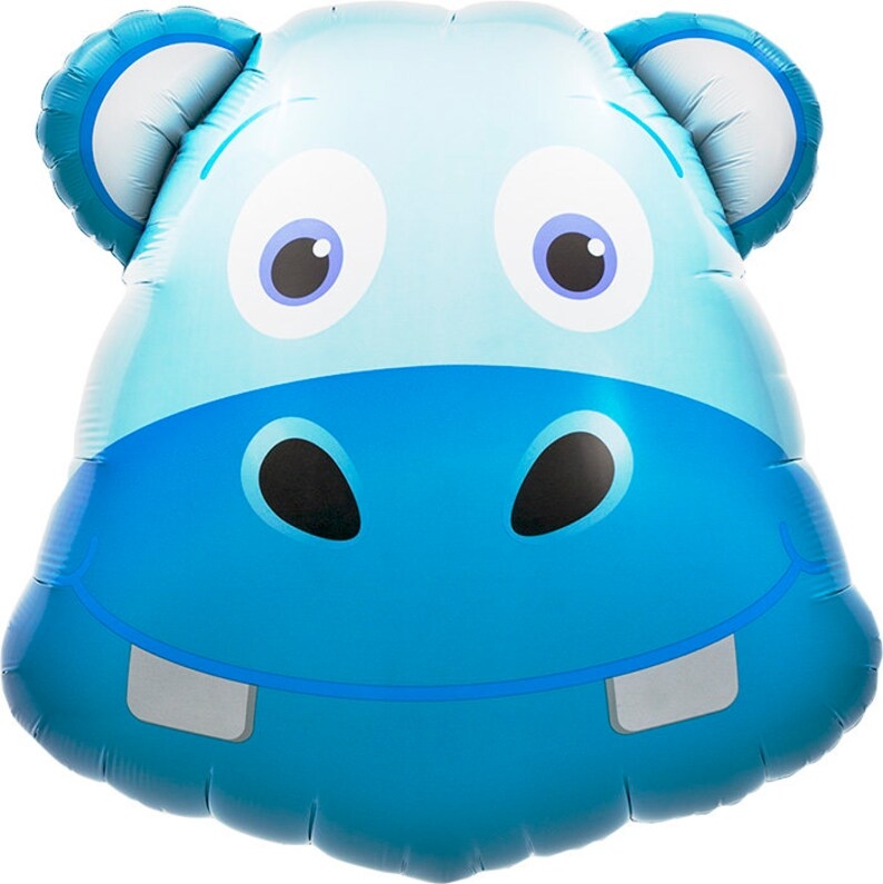 Hippo Face Balloon balloons vancouver JC Balloon Studio