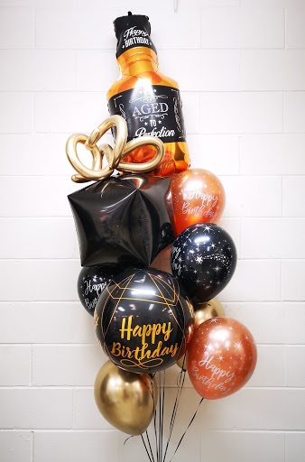 Aged to Perfection Balloon Bouquet balloons vancouver JC Balloon Studio