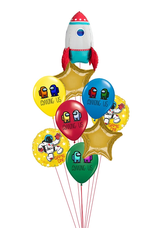 Among Us Balloon Bouquet balloons vancouver JC Balloon Studio