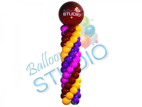Balloon Tower 12ft balloons vancouver JC Balloon Studio