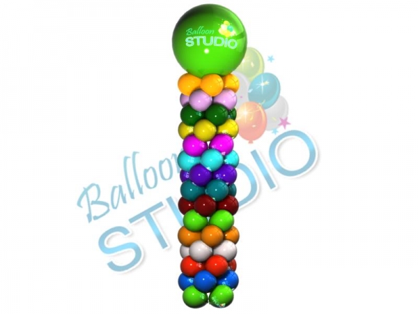 Balloon Tower 7ft balloons vancouver JC Balloon Studio