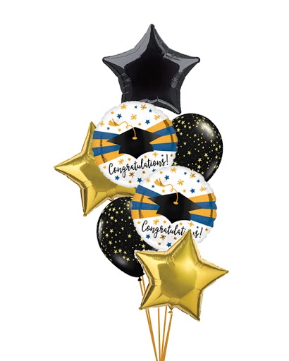Beyond The Stars Congratulations Grad Balloon Bouquet balloons ...