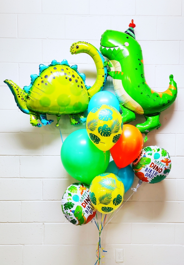 Birthday Dinosaur Friends Forever Balloon Bouquet balloons vancouver JC ...
