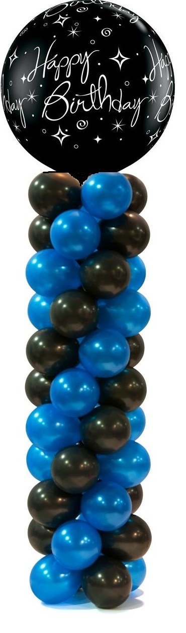 Birthday Elegant Column balloons vancouver JC Balloon Studio