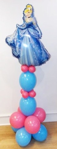 Cinderella Stand Up 17 balloons vancouver JC Balloon Studio