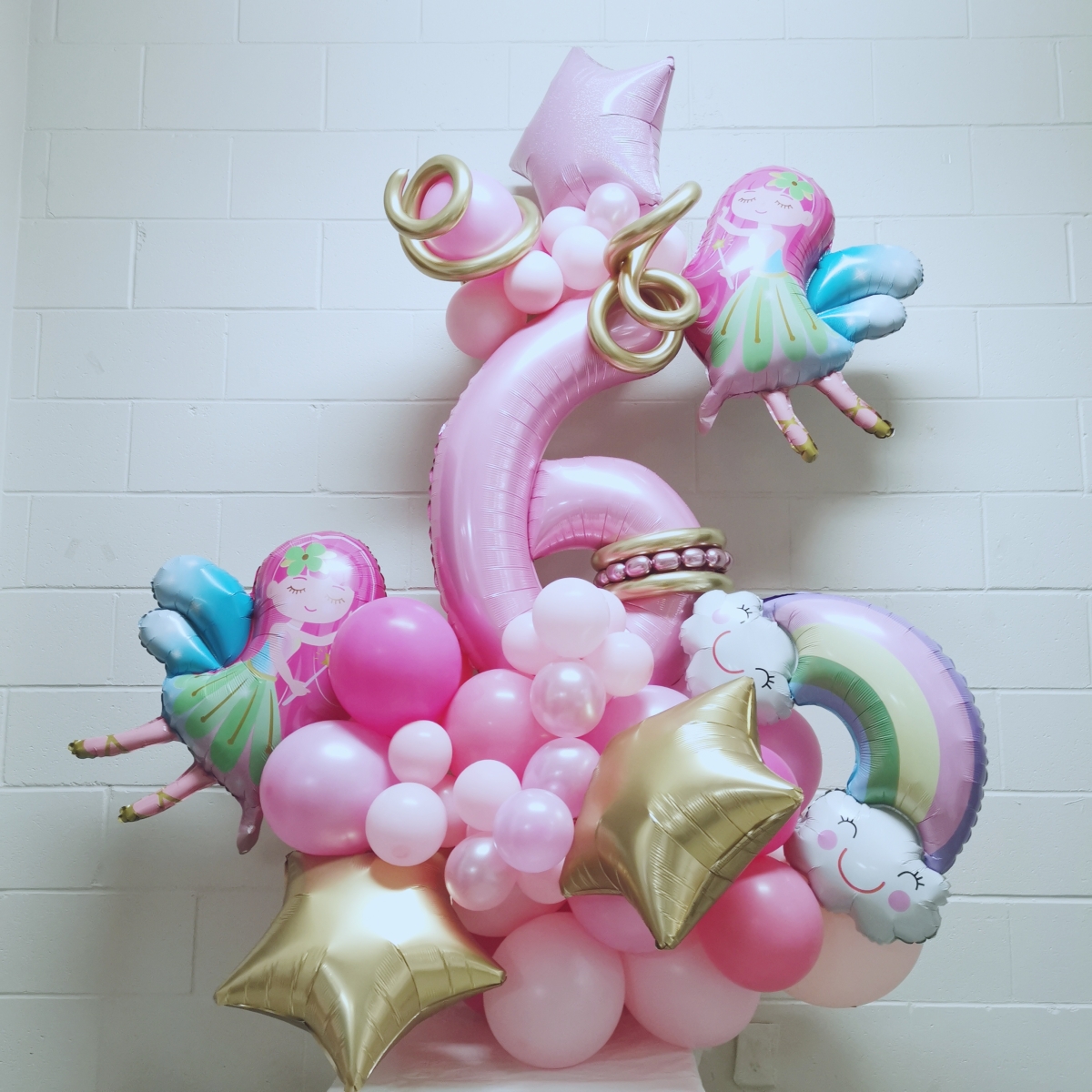 Dreamy Fairy Stand Up Structure balloons vancouver JC Balloon Studio