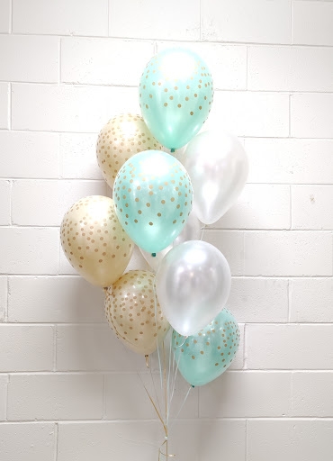 Dozen Confetti Balloons balloons vancouver JC Balloon Studio