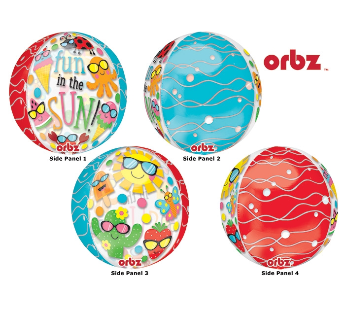 Fun In The Sun Cute Sea Characters - ORBZ bubble balloons vancouver JC ...