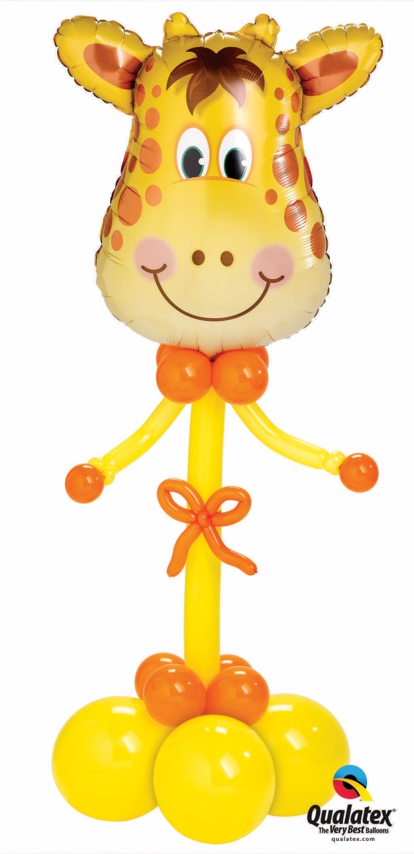 Giraffe Stand Up Balloon 8 balloons vancouver JC Balloon Studio