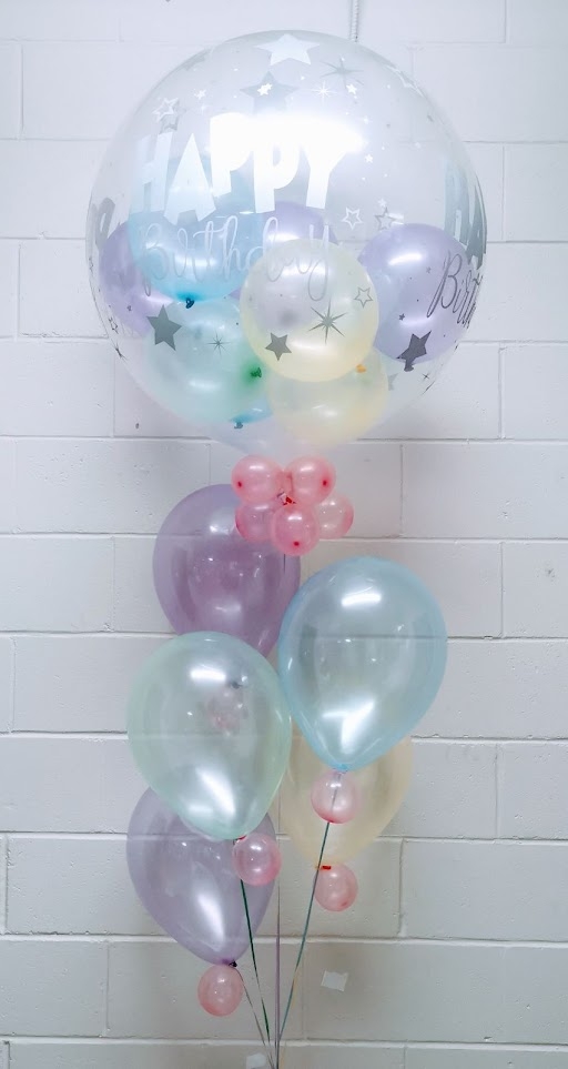 Glistening Jewel Birthday Bouquet balloons vancouver JC Balloon Studio