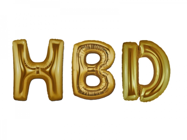 HBD Balloon Bundle balloons vancouver JC Balloon Studio