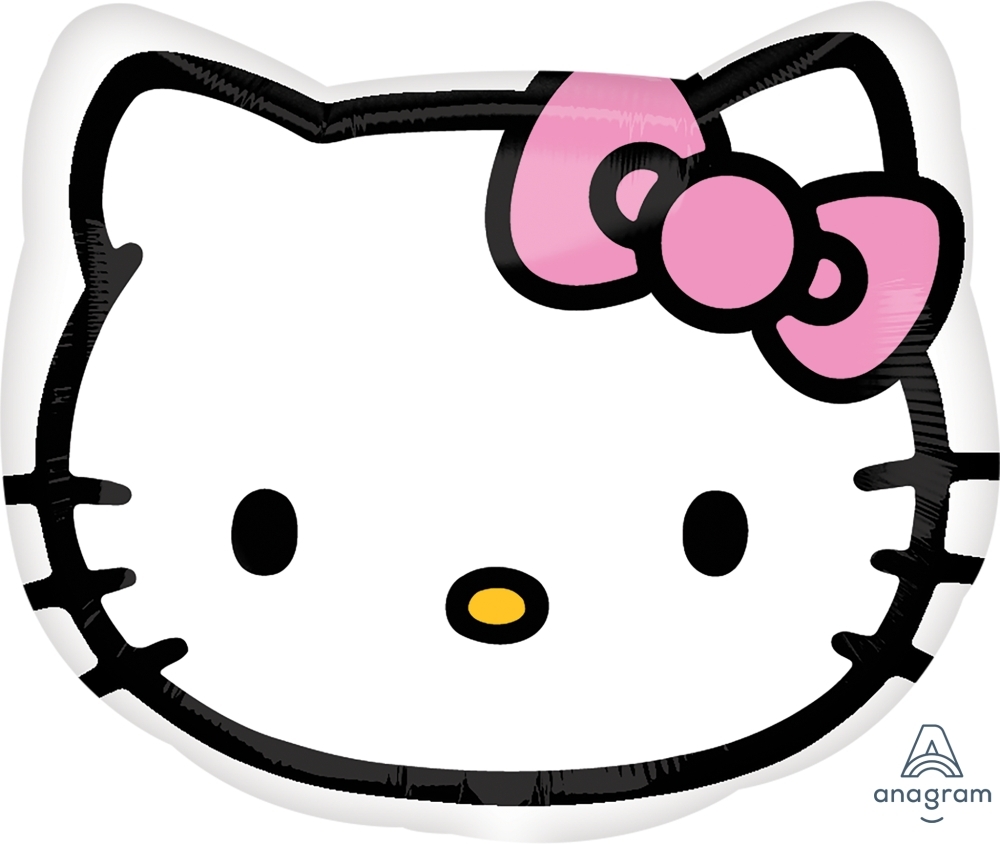 Hello Kitty Head Shape Balloon balloons vancouver JC Balloon Studio
