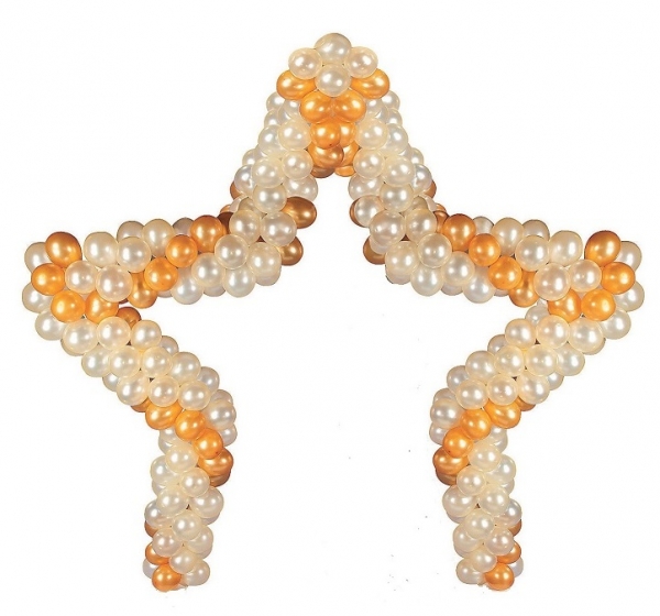 Star Arch 23 balloons vancouver JC Balloon Studio