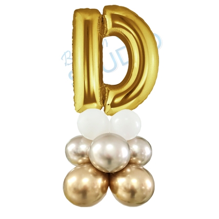 Letter D Balloon 55inch Standup balloons vancouver JC Balloon Studio