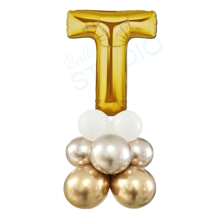 Letter T Balloon 55inch Standup balloons vancouver JC Balloon Studio