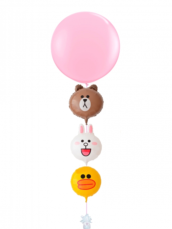 Sally Line Friends Cute Chick Face Balloon balloons vancouver JC ...