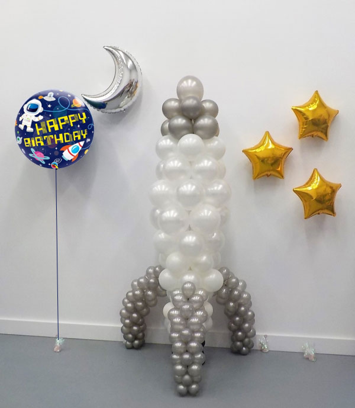 Outer Space Rocket Ship Birthday Package balloons vancouver JC Balloon ...