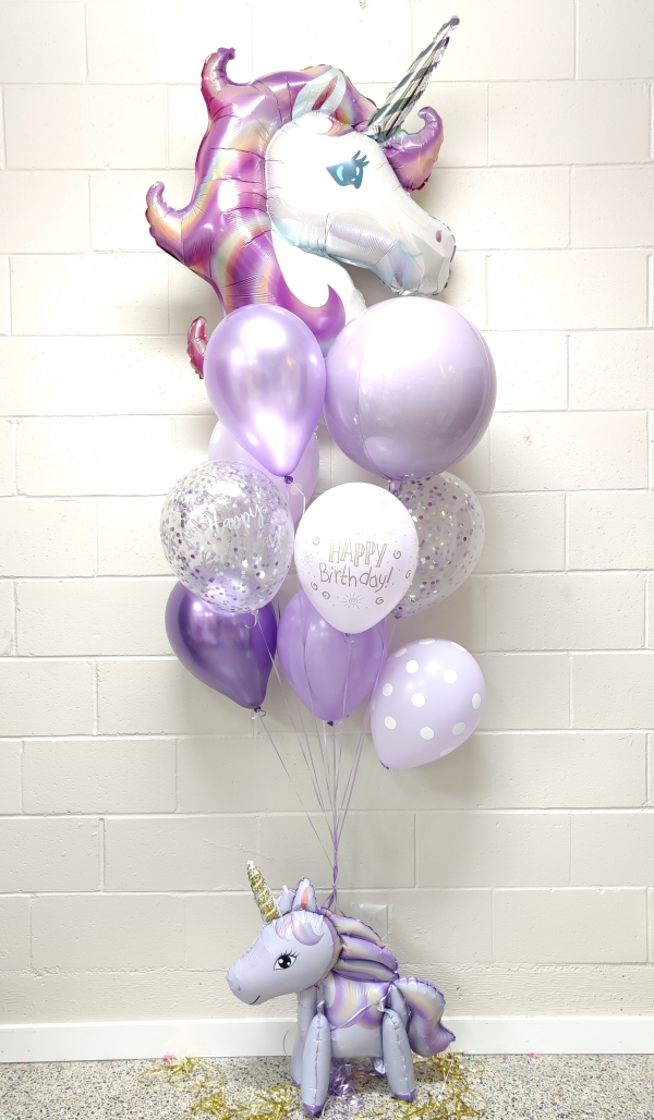 Unicorn Balloon Bouquet balloons vancouver JC Balloon Studio