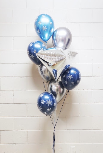 Precious Snowflake Balloon Bouquet balloons vancouver JC Balloon Studio