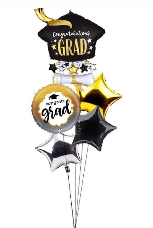 Shooting Stars Congratulations Grad Balloon Bouquet balloons vancouver ...
