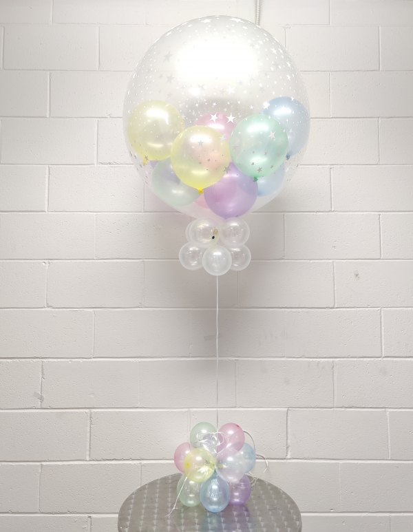 Super Cute Shiny Star Jewel Gumball Balloon Centerpiece balloons ...