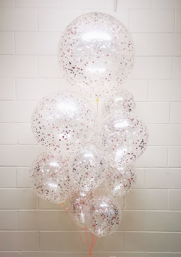 HG Supreme Gigantic Confetti Bouquet balloons vancouver JC Balloon Studio