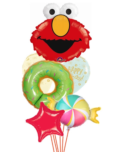 Sesame Street Elmo AirWalker balloons vancouver JC Balloon Studio