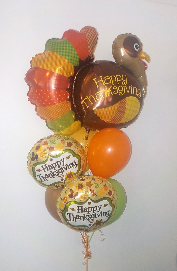 Thanksgiving Turkey Bouquet balloons vancouver JC Balloon Studio