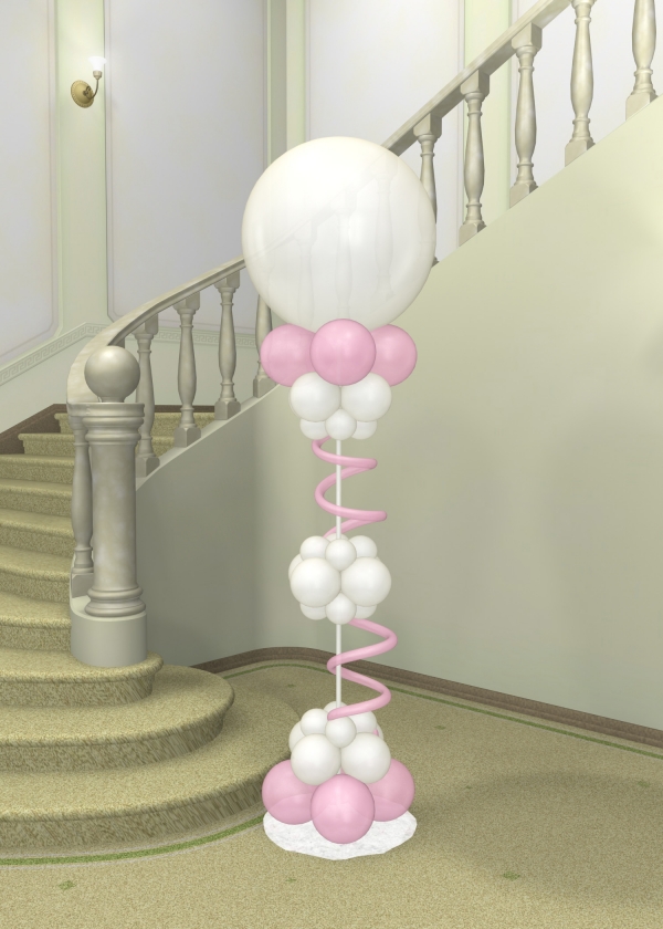 Wedding Column Tower 1 balloons vancouver JC Balloon Studio