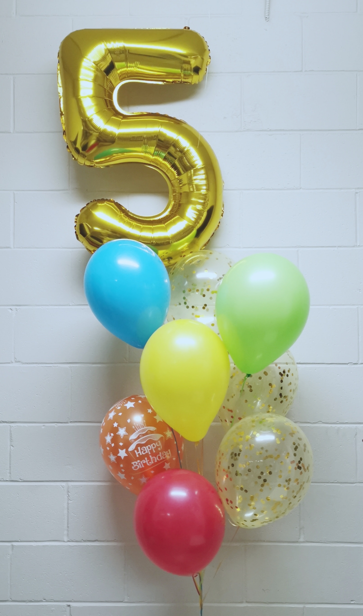 Dozen Confetti Balloons balloons vancouver JC Balloon Studio